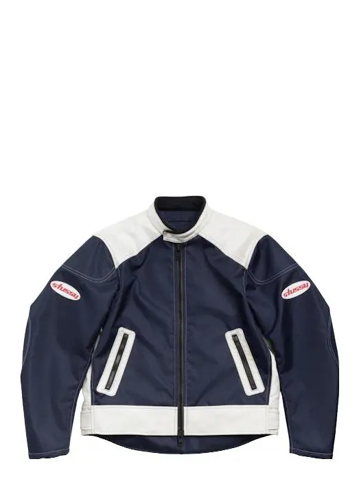 StÜssy Moto Jacket - Navy Blue