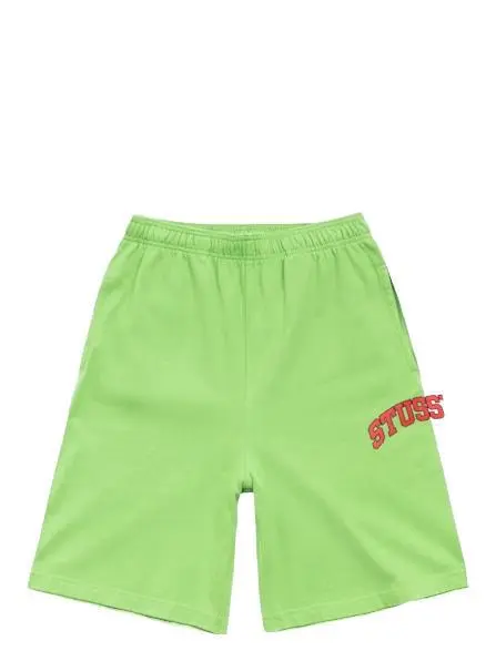 StÜssy Stripe Jersey Shorts - Kiwi