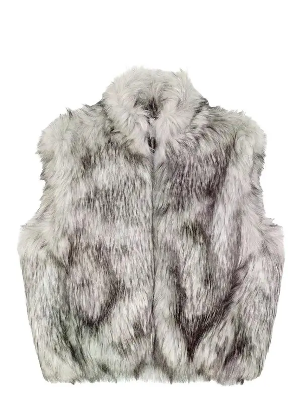 AMBUSH Reversible Faux-fur Gilet - Grey