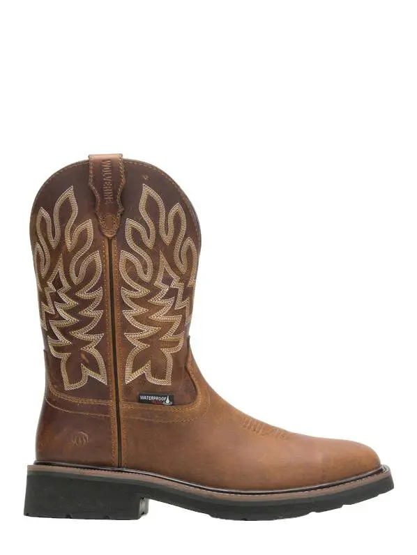 Wolverine Rancher Waterproof Steel Toe Boots - Tobacco