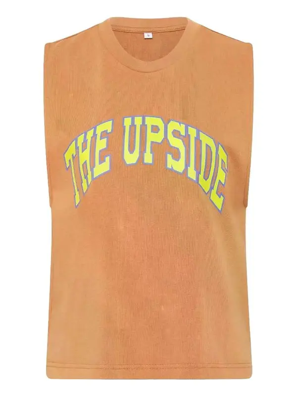 The Upside Logo-print Tank Top - Orange
