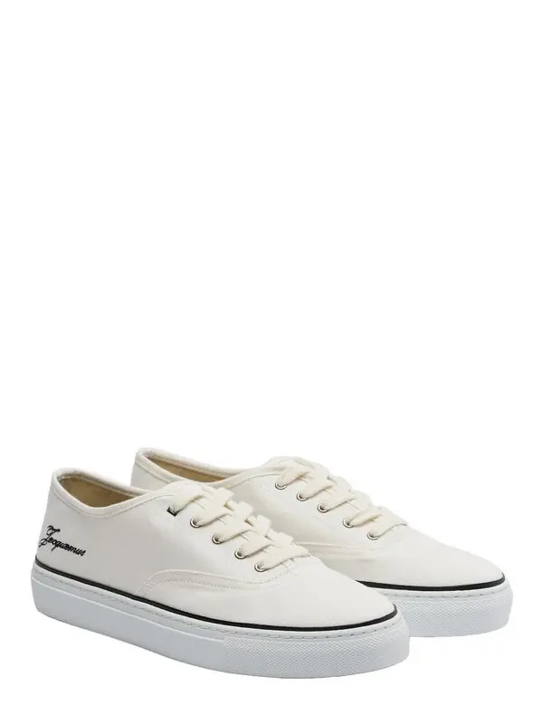 Jacquemus Féfé Canvas Sneakers - White