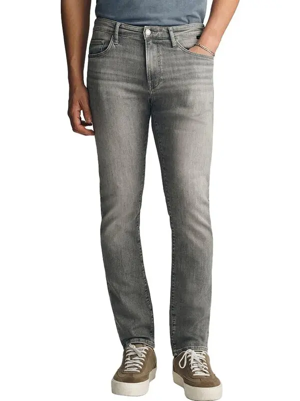 MAVI Jake Slim Fit Jeans - Grey Brushed Feather Blue