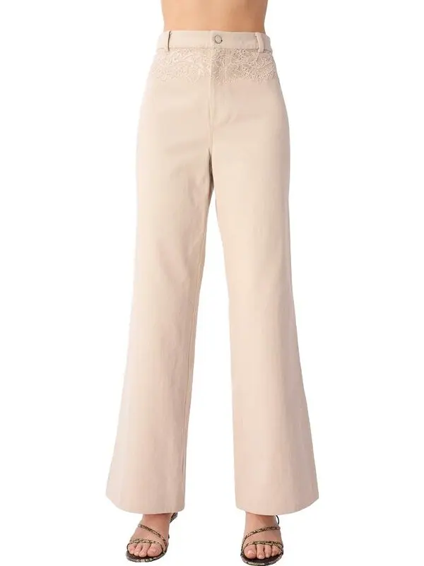 Cami Nyc Natali Bull Wide Leg Jeans - Oat