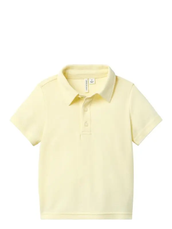 Janie And Jack The Classic Pique Polo - Yellow