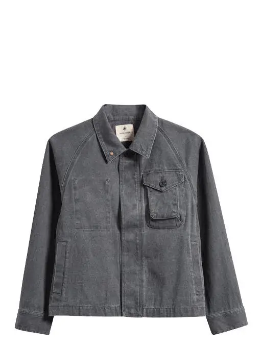 SNOW PEAK Sulfur Dyed Faded Jacket - Charcoal