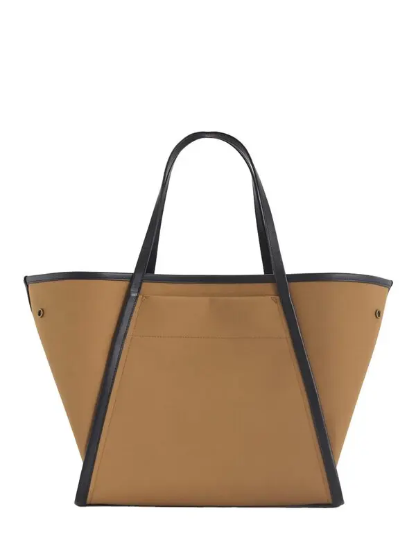 Everlane Canvas Lug Tote With Leather Trim - Golden Brown