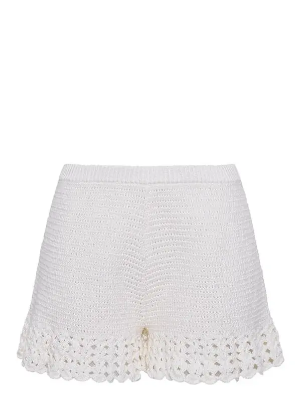 Cara Cara Elodie Crochet Short - Ivory