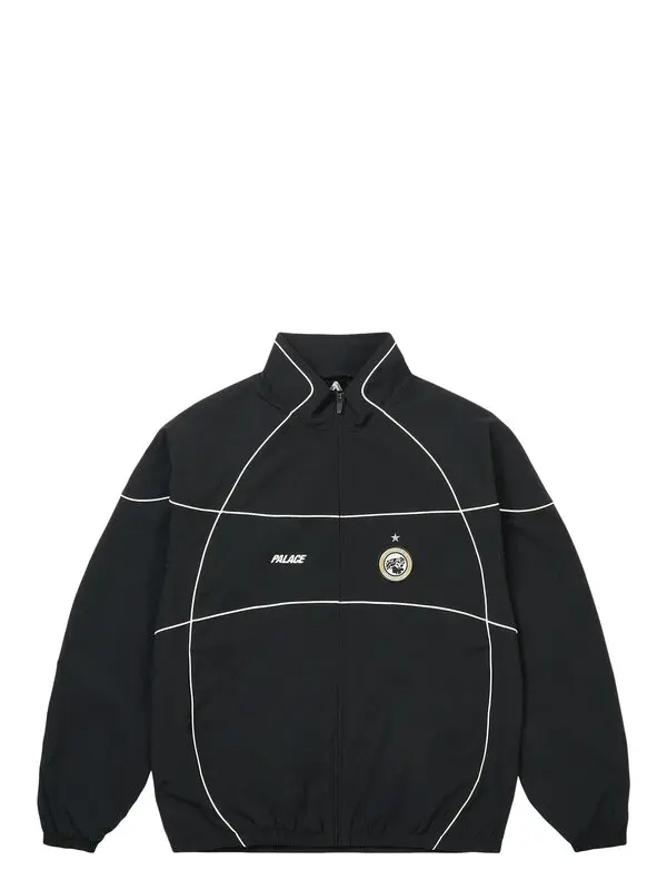 PALACE Pro Team Piped Shell Jacket - Black