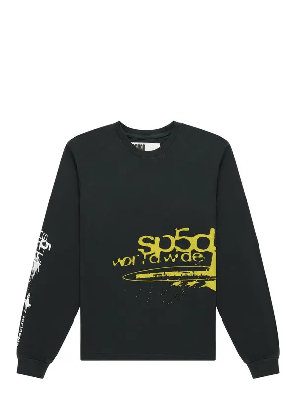 SP5DER Long-sleeve Tee - Black