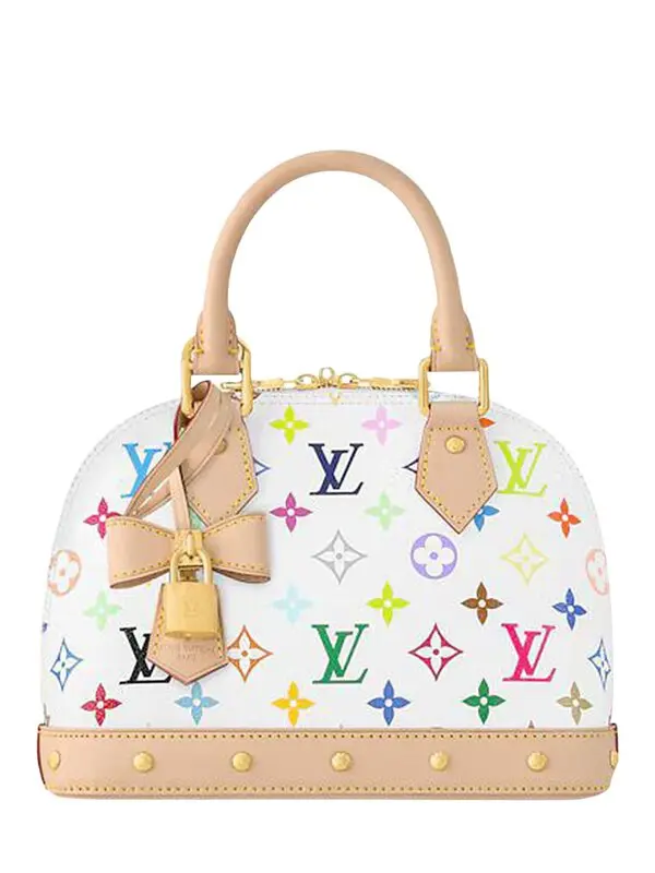 LOUIS VUITTON Alma Bb Multicolor Monogram Canvas - White