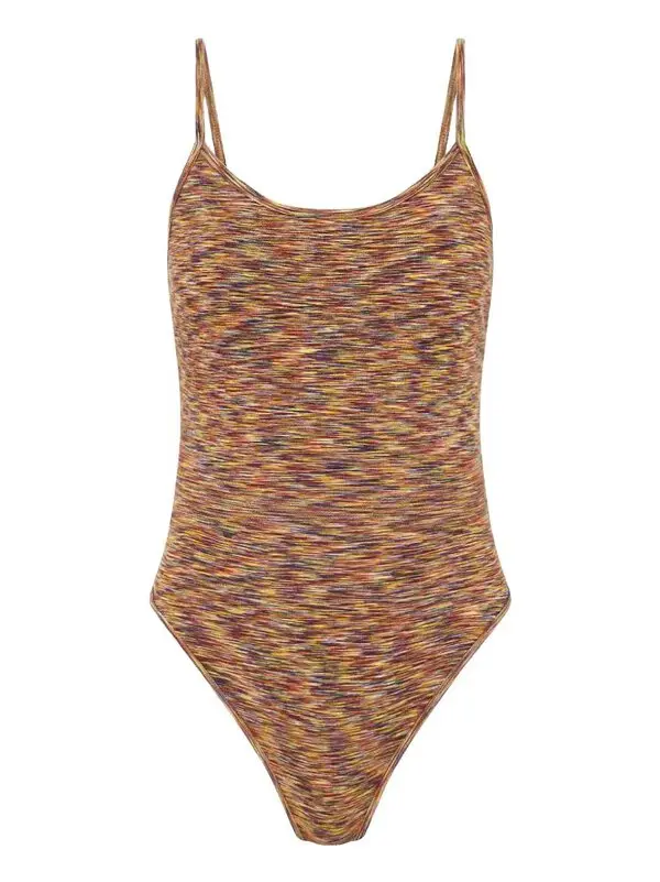 The Upside Seamless Flow Bodysuit - Brown