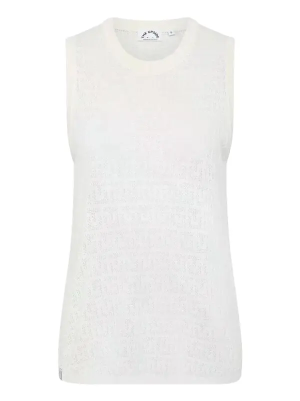 The Upside Knitted Tank Top - Neutrals