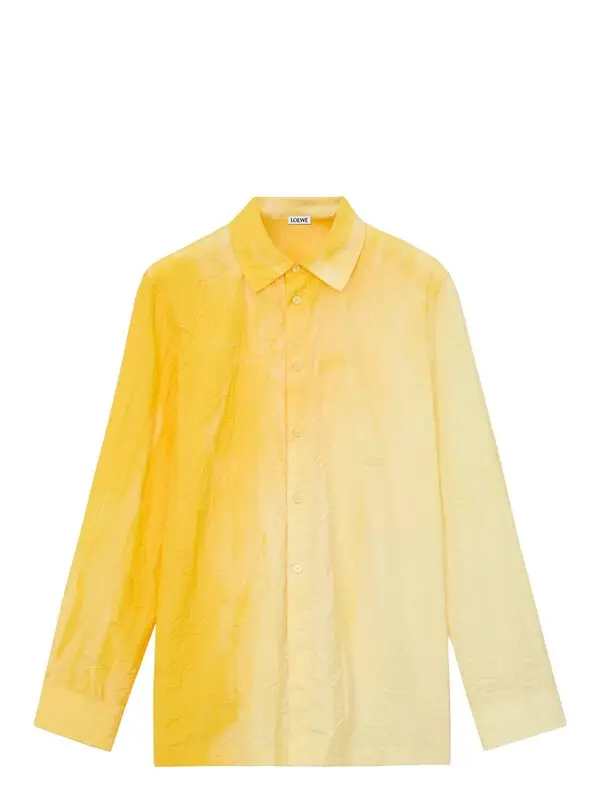 Loewe Dyed Cotton-blend Shirt - Yellow