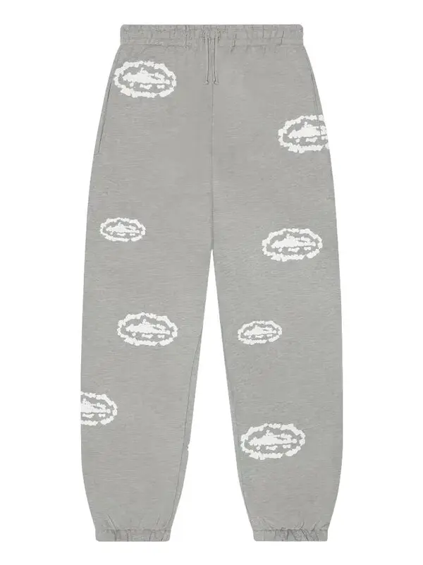 CORTEIZ X Denim Tears Island Wreath Track Pants - Grey
