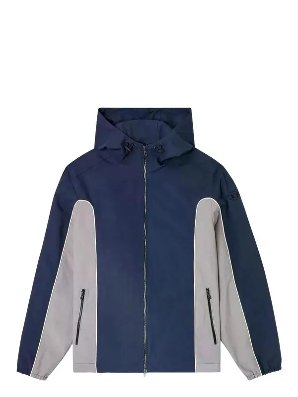 DIESEL® Hooded Panelled Jacket - Blue