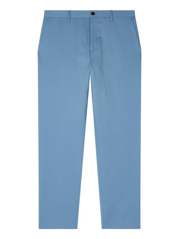 Paul Smith Cotton-linen Trousers - Blue