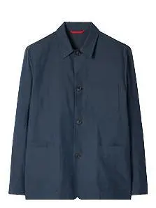 Paul Smith Cotton-lyocell Work Jacket - Blue