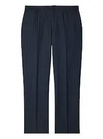 Paul Smith Pinstripe Elasticated Waist Trousers - Blue