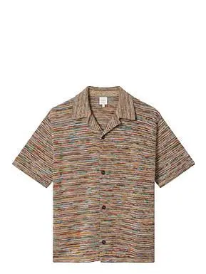 Paul Smith Signature Stripe' Knitted Cotton Shirt - Multicolour