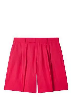 Paul Smith Linen Tailored Shorts - Pink