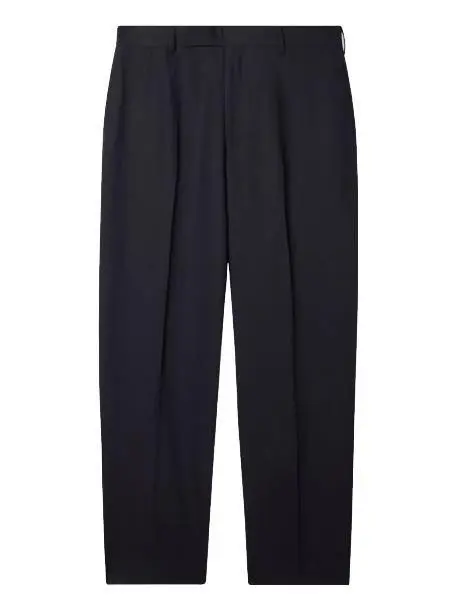 Paul Smith Relaxed-fit Linen Trousers - Blue