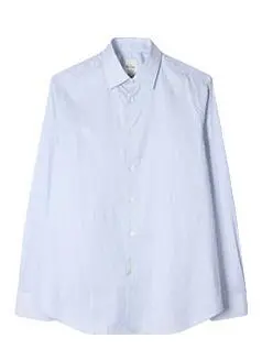 Paul Smith Sky Thin Stripe Tailored-fit Shirt - Blue