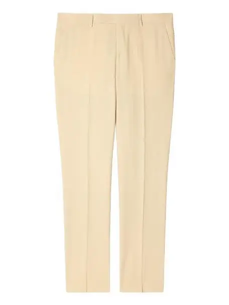 Paul Smith Tapered-fit Linen Trousers - White