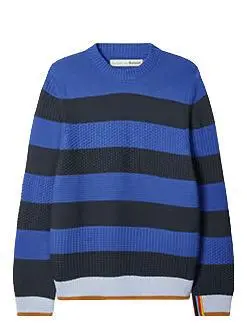 PAUL SMITH LOVES BARBOUR Striped Southwold Sweater - White