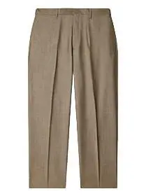 Paul Smith Relaxed-fit Wool-mohair Trousers - Brown