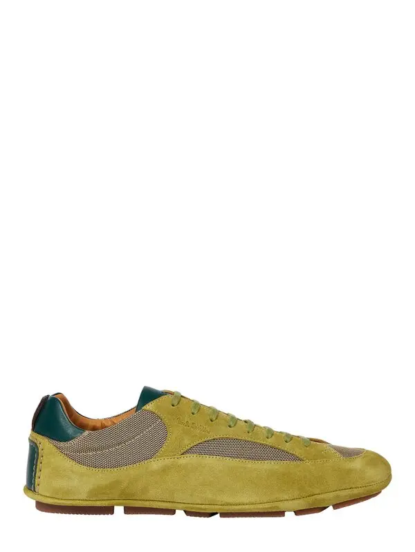 Paul Smith Lime 'marini' Sneakers - Green