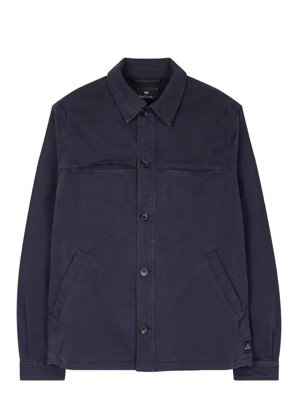 Paul Smith Stretch Cotton-twill Work Jacket - Blue
