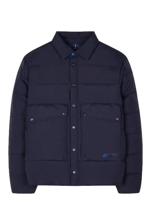 Paul Smith Recycled-nylon Wadded Jacket - Blue