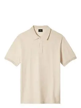 Paul Smith Ecru Cotton-linen Pique Polo Shirt - White