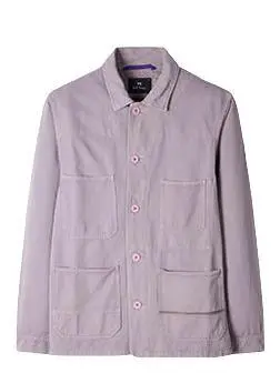 Paul Smith Cotton-linen Work Jacket - Purple