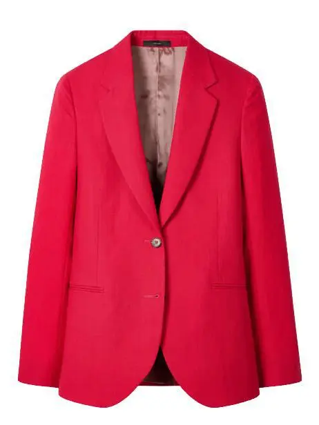 Paul Smith Linen Blazer - Pink