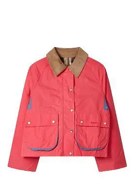 PAUL SMITH LOVES BARBOUR Winterberry 'spey' Jacket - Red