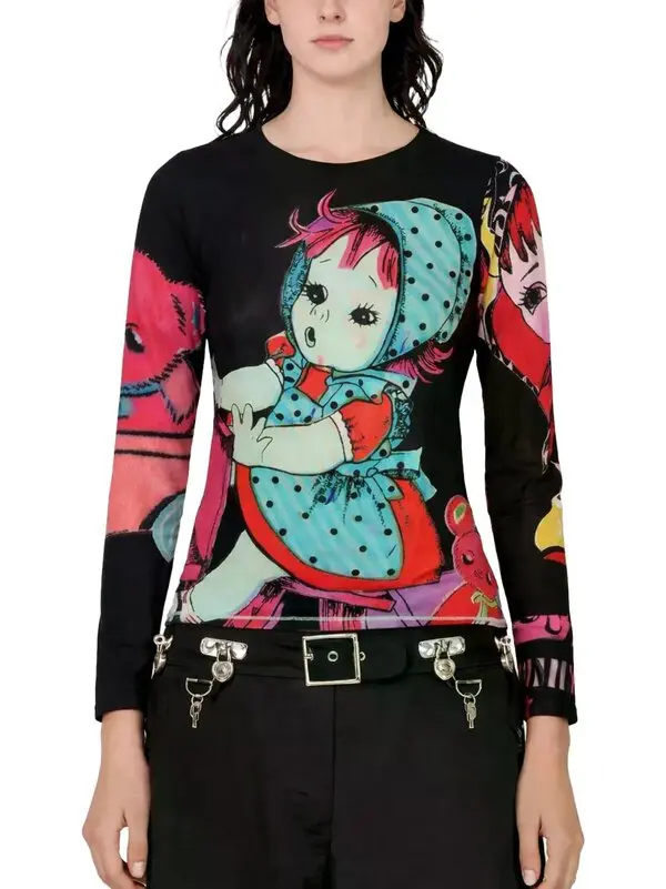 CHOPOVA LOWENA Long-sleeve T-shirt - Black