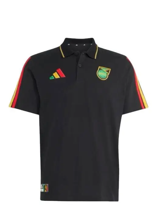 Adidas Jamaica Bob Marley Dna Polo Shirt - Black
