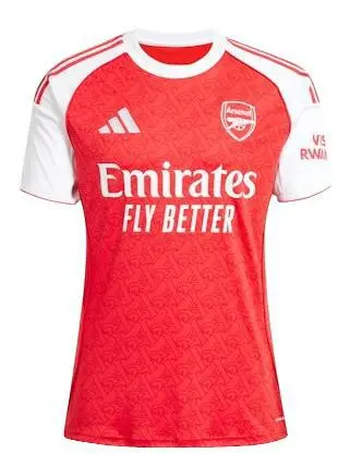 Adidas Arsenal Fc 25/26 Home Jerseysoccrarlaar - Better Scarelet Red/white
