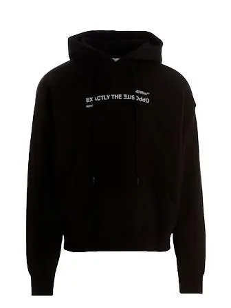 Off-White Spiral Opposite Skate Fit Hoodie - Black