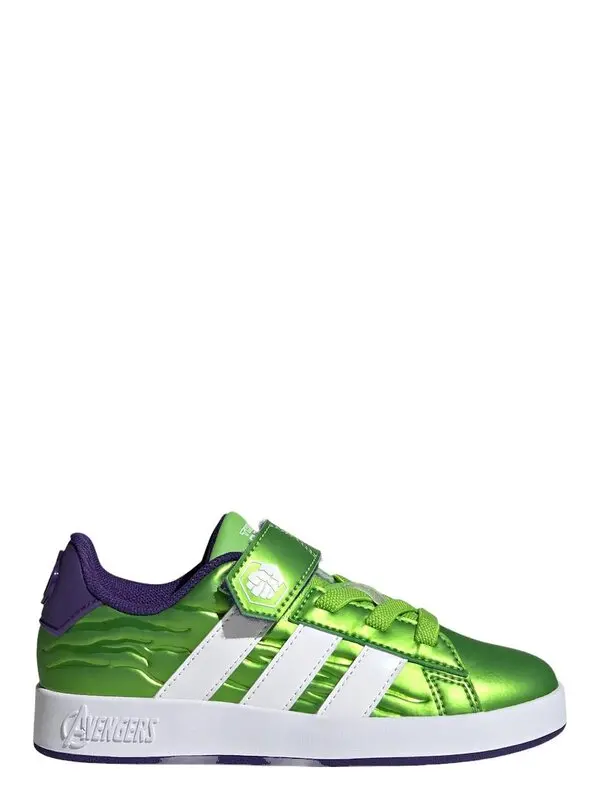 Adidas Grand Court Marvel Avengers Hulk - Semi Solar Green/cloud White/collegiate Purple