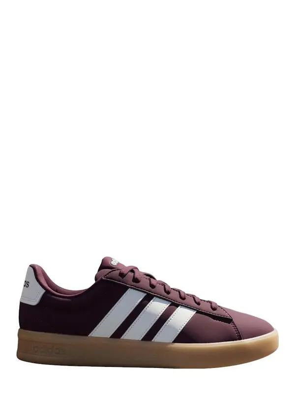 Adidas Grand Court 3.0 Sneakers - Maroon/off White/gum