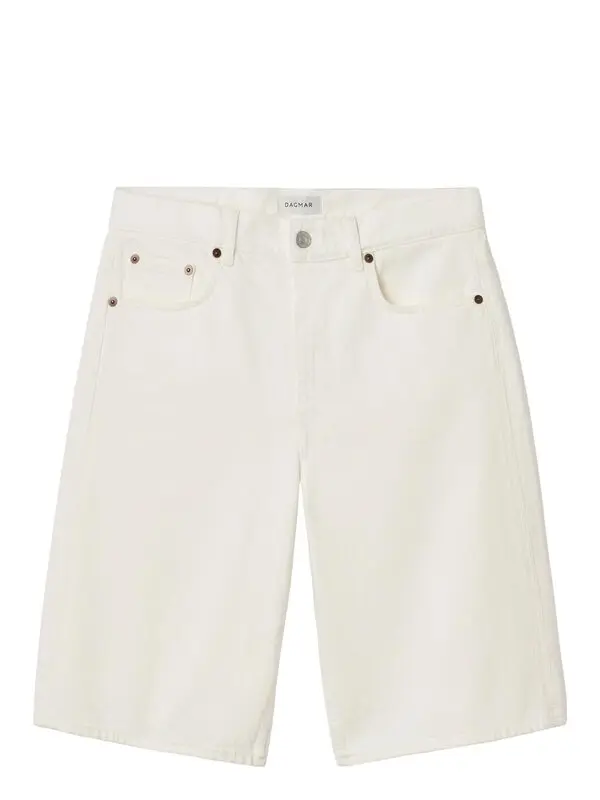 HOUSE OF DAGMAR Baggy Fit Shorts - White