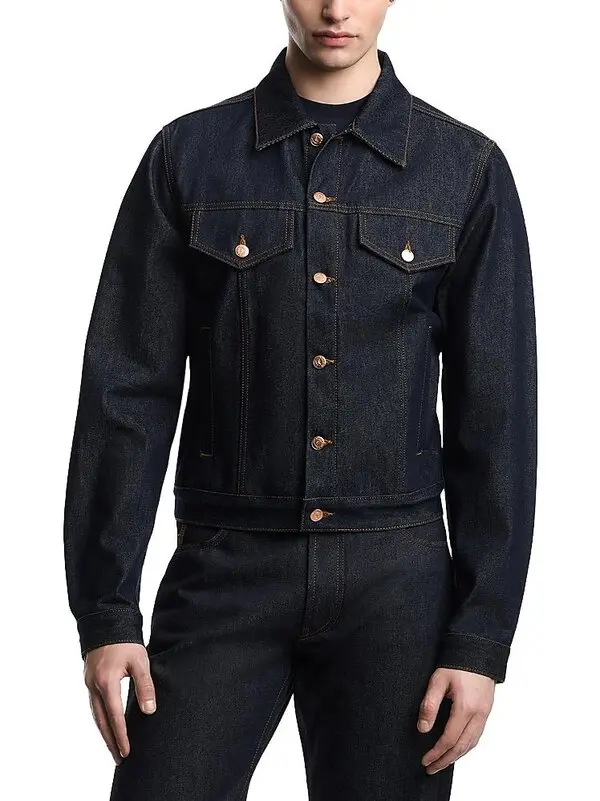 Emporio Armani Blouson Capsule Denim Jacket - Blue Denim