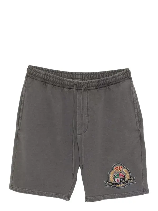 Ksubi Graphic Drawstring Shorts - Grey