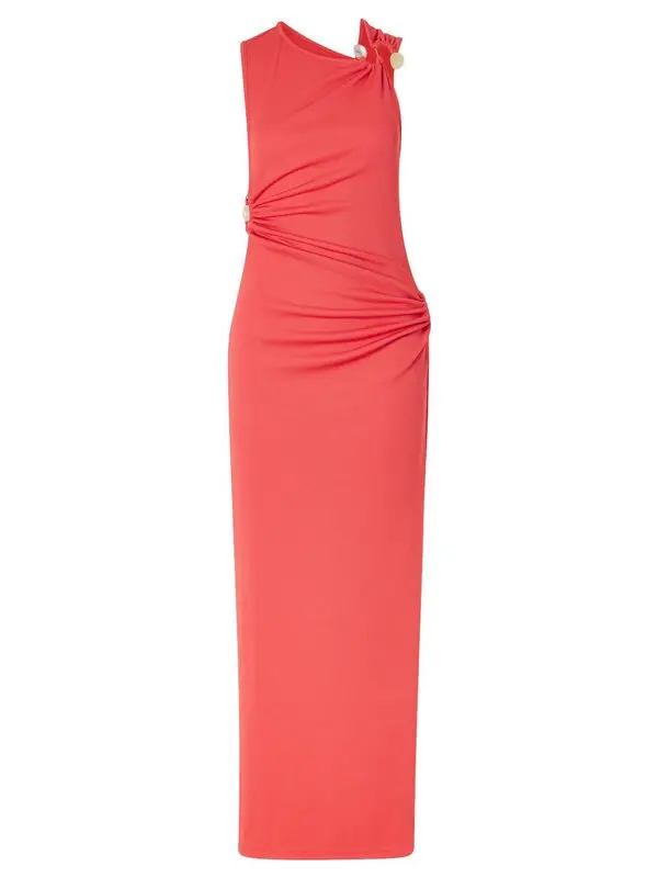 Christopher Esber Callisto Trinity Embellished Maxi Dress - Pink