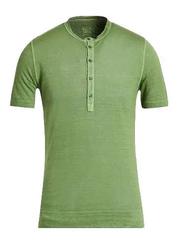 120% Lino T-shirt Size Linen - Green
