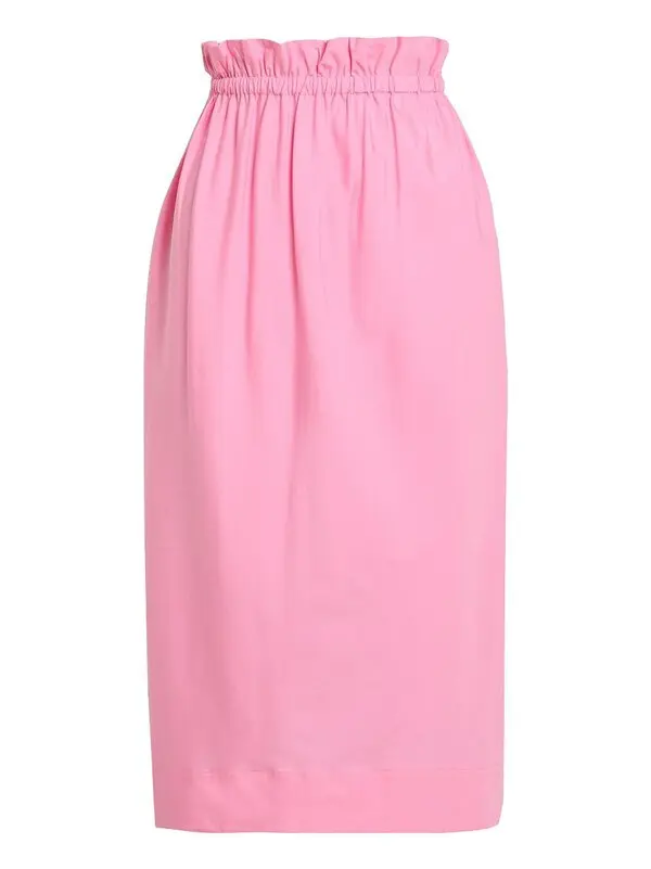 Simone Rocha Cotton-poplin Midi Skirt - Pink