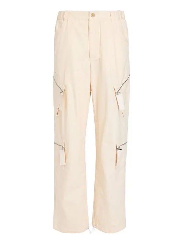 Jacquemus Cotton-canvas Cargo Pants - Ivory
